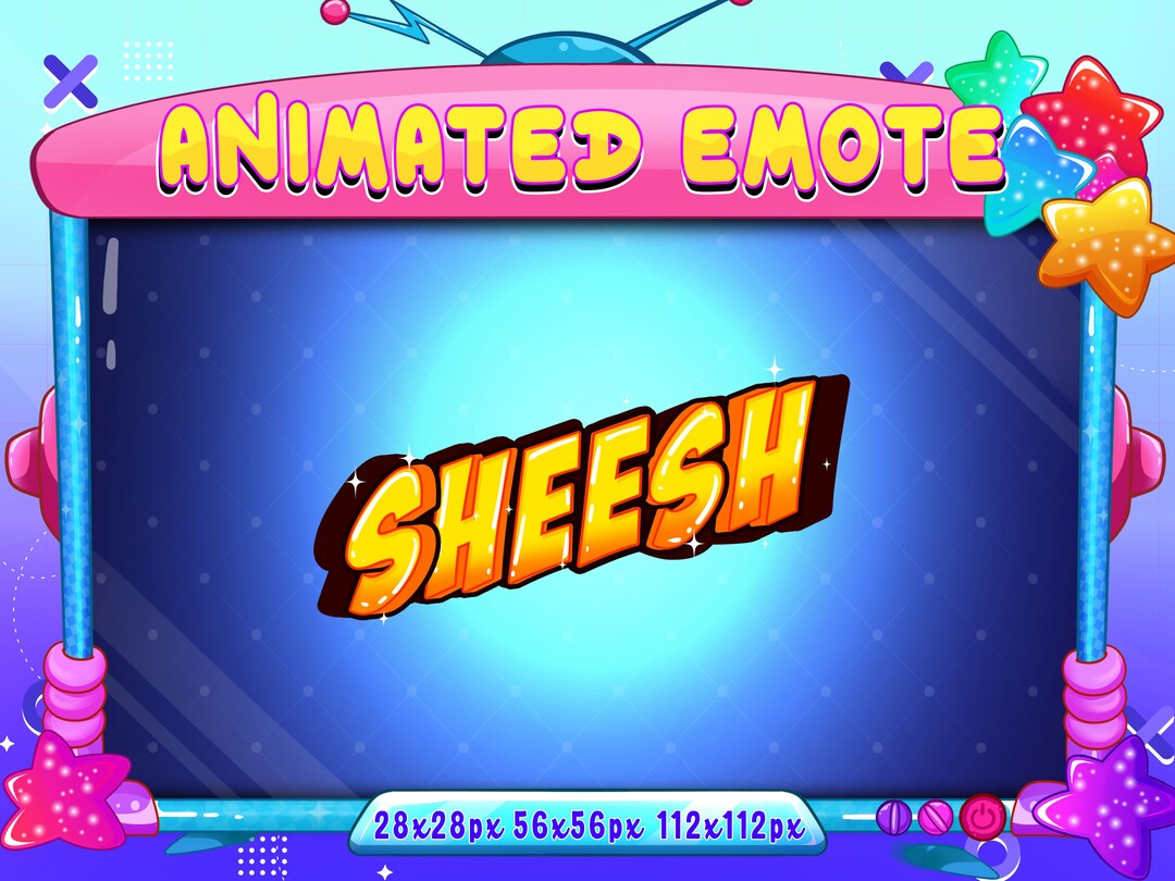 Sheesh Animated Emote: Twitch, Discord, Youtube (GIF) - Etsy UK