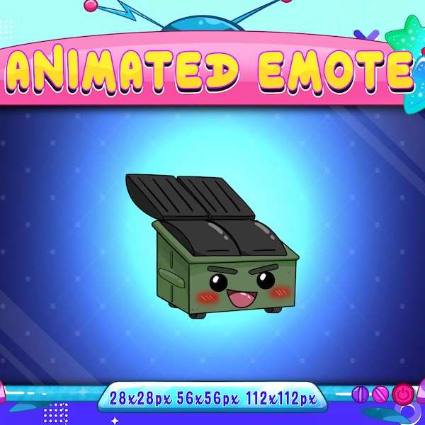 Dumpster Fire Emote - Etsy