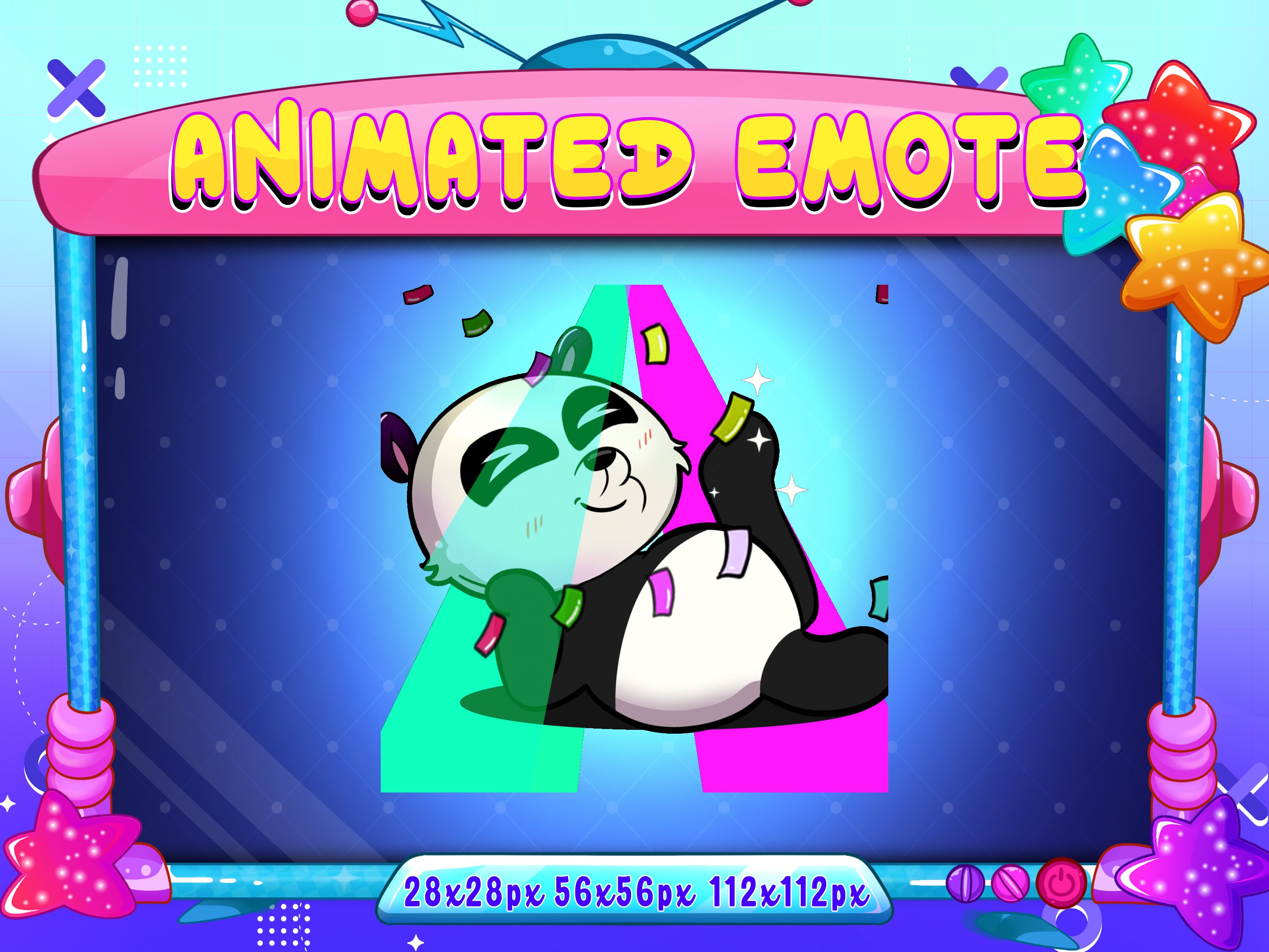 Leg Dance Panda Animated Emote, Animated Dancing Panda Twitch Discord ...