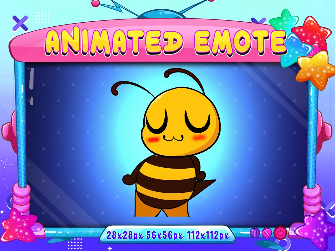 Funny Dancer Bee Animated Emote, Animated Dancing Bee Twitch Discord ...