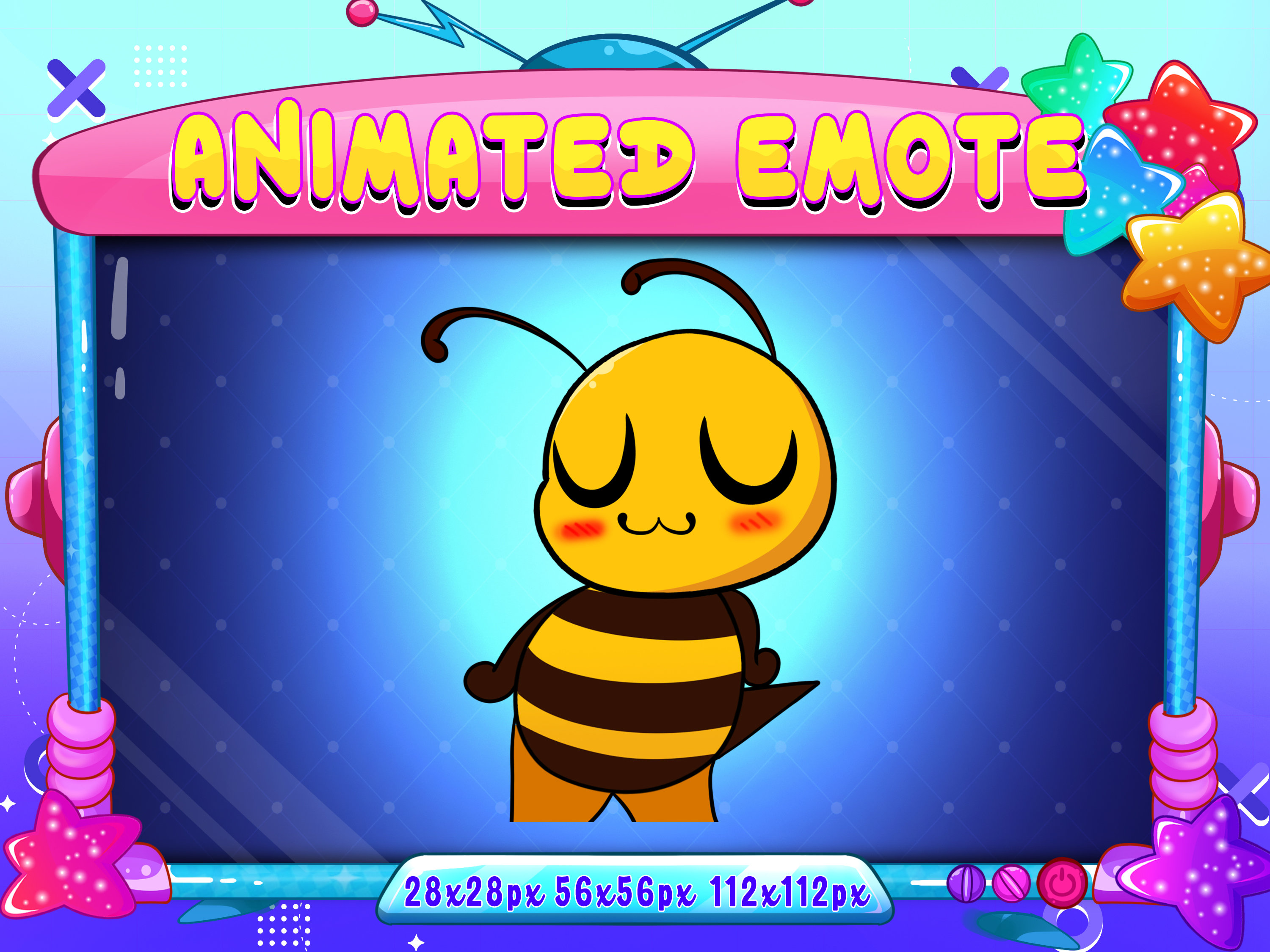 Funny Dancer Bee Animated Emote, Animated Dancing Bee Twitch Discord ...