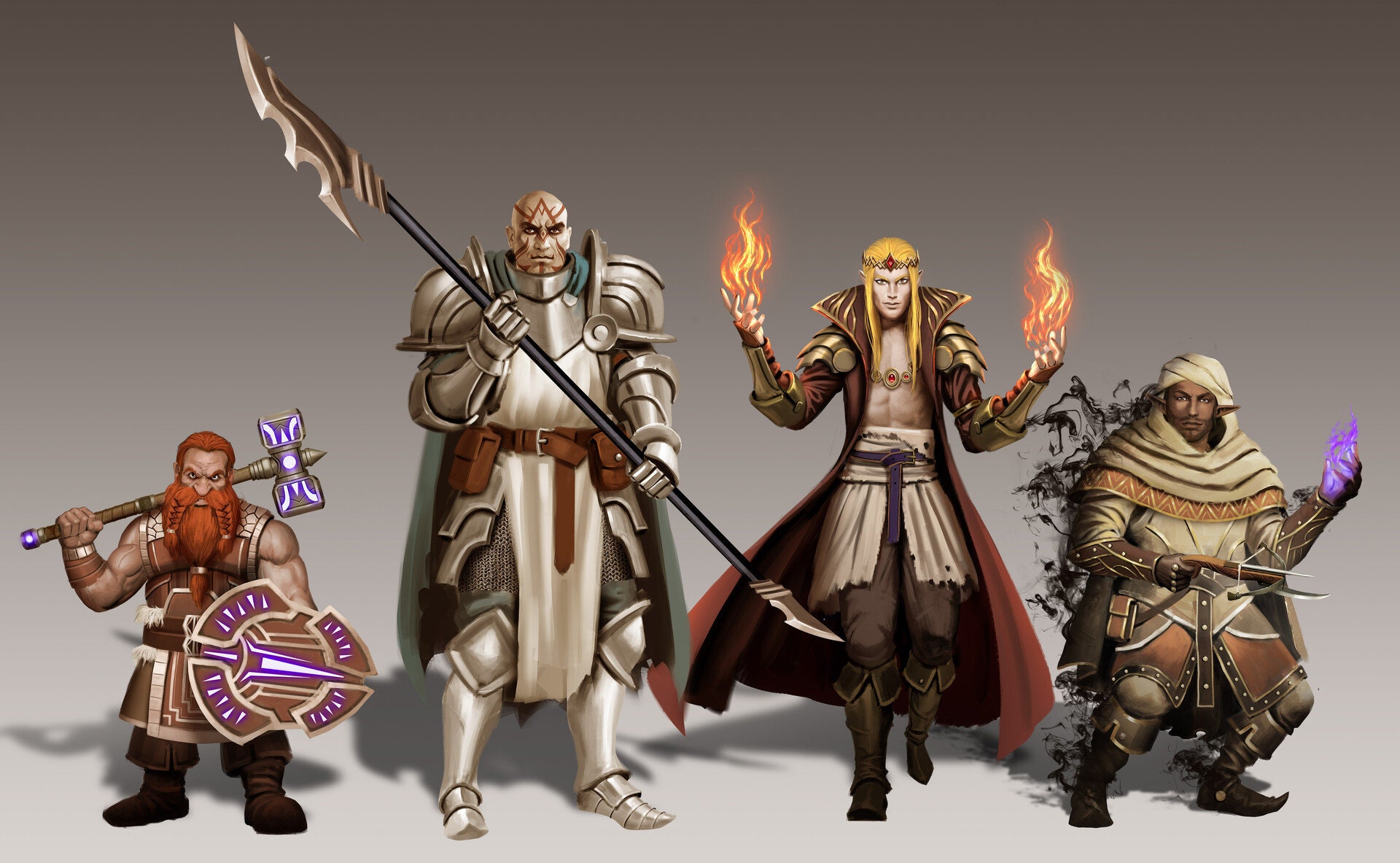 Dnd Game Character Commission Custom Game Character Digital - Etsy