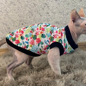 UV Protection Spf50,cat Shirt,cat Lover Gift, Pet Clothes, Cat Clothing ...