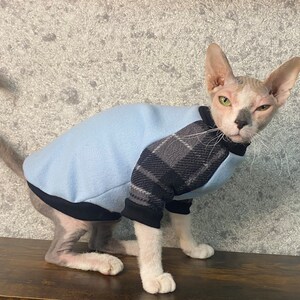 Sphynx Cat Clothes, Clothes, Long Sleeves Sphynx Cat Jumper, Sphynx Clothes, Devon Rex Clothes ...