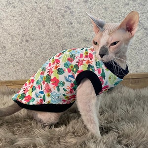 UV Protection Spf50,cat Shirt,cat Lover Gift, Pet Clothes, Cat Clothing ...