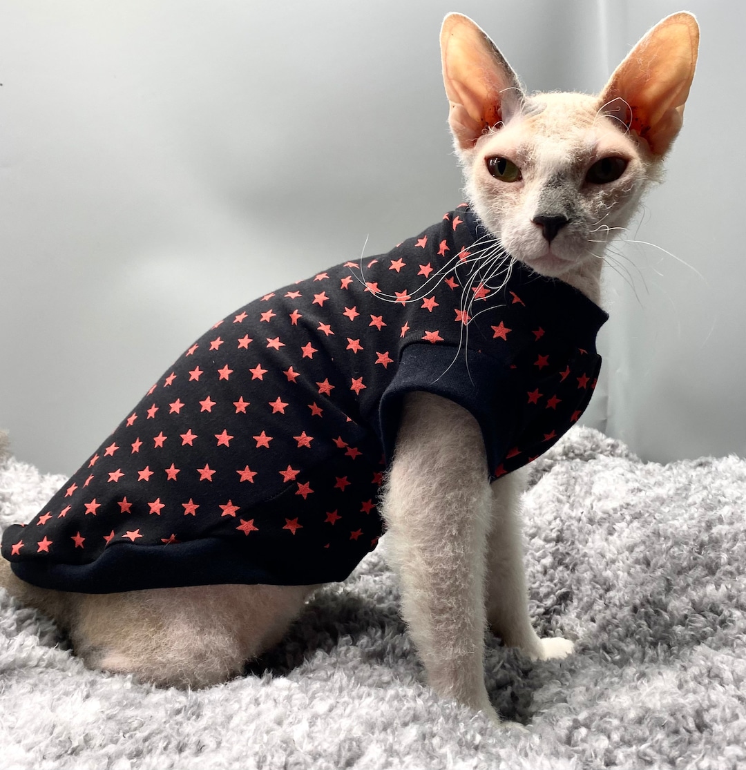 Sphynx Cat Clothes, Sphynx Clothing, Cat Clothes,hairless Cat Clothes ...