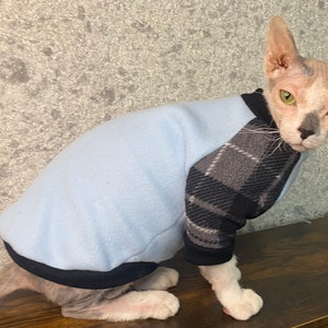 Sphynx Cat Clothes, Clothes, Long Sleeves Sphynx Cat Jumper, Sphynx Clothes, Devon Rex Clothes ...