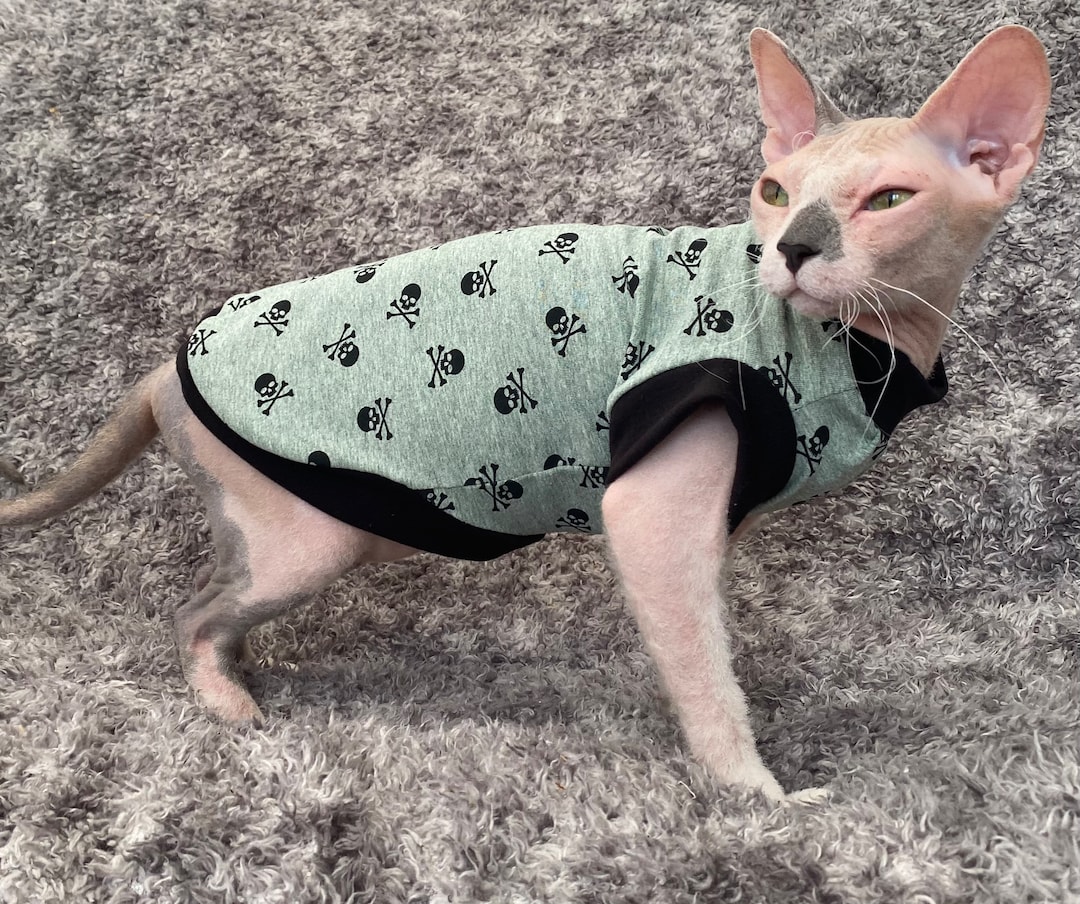 Sphynx Cat Clothes, Sphynx Clothing, Cat Clothes,hairless Cat Clothes ...