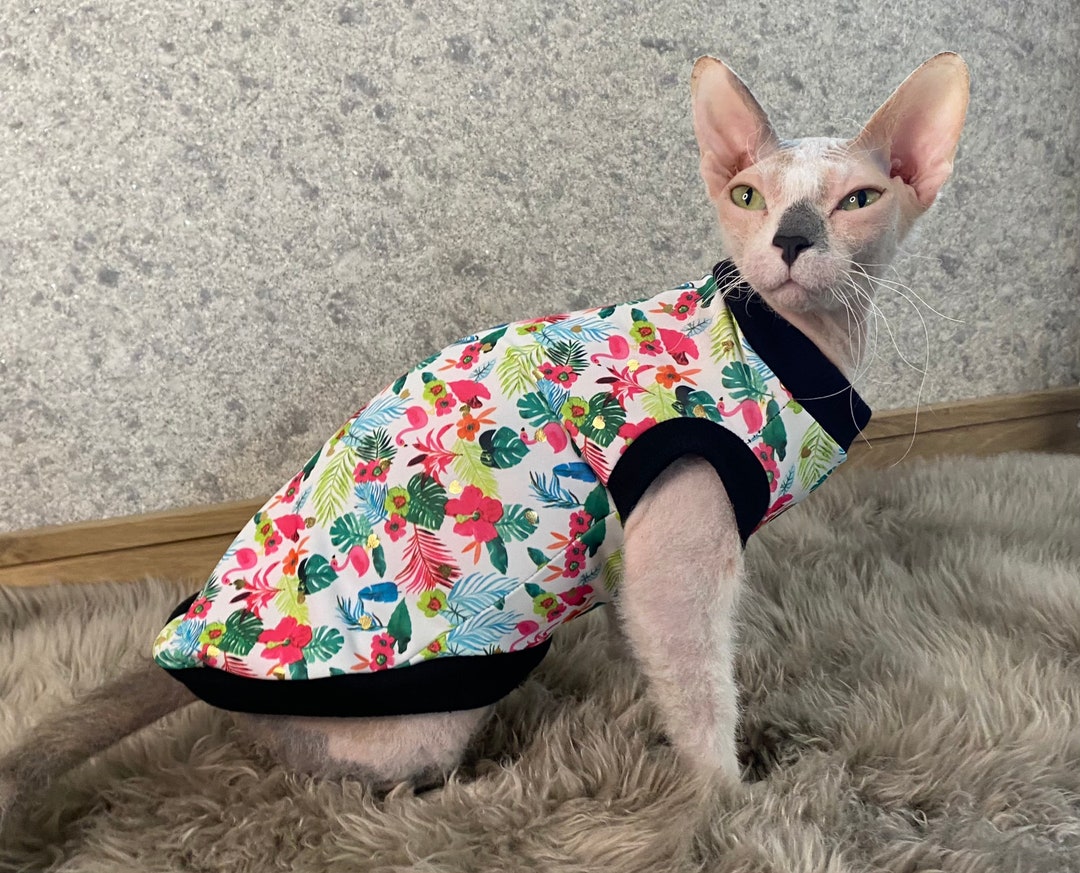 UV Protection Spf50,cat Shirt,cat Lover Gift, Pet Clothes, Cat Clothing ...