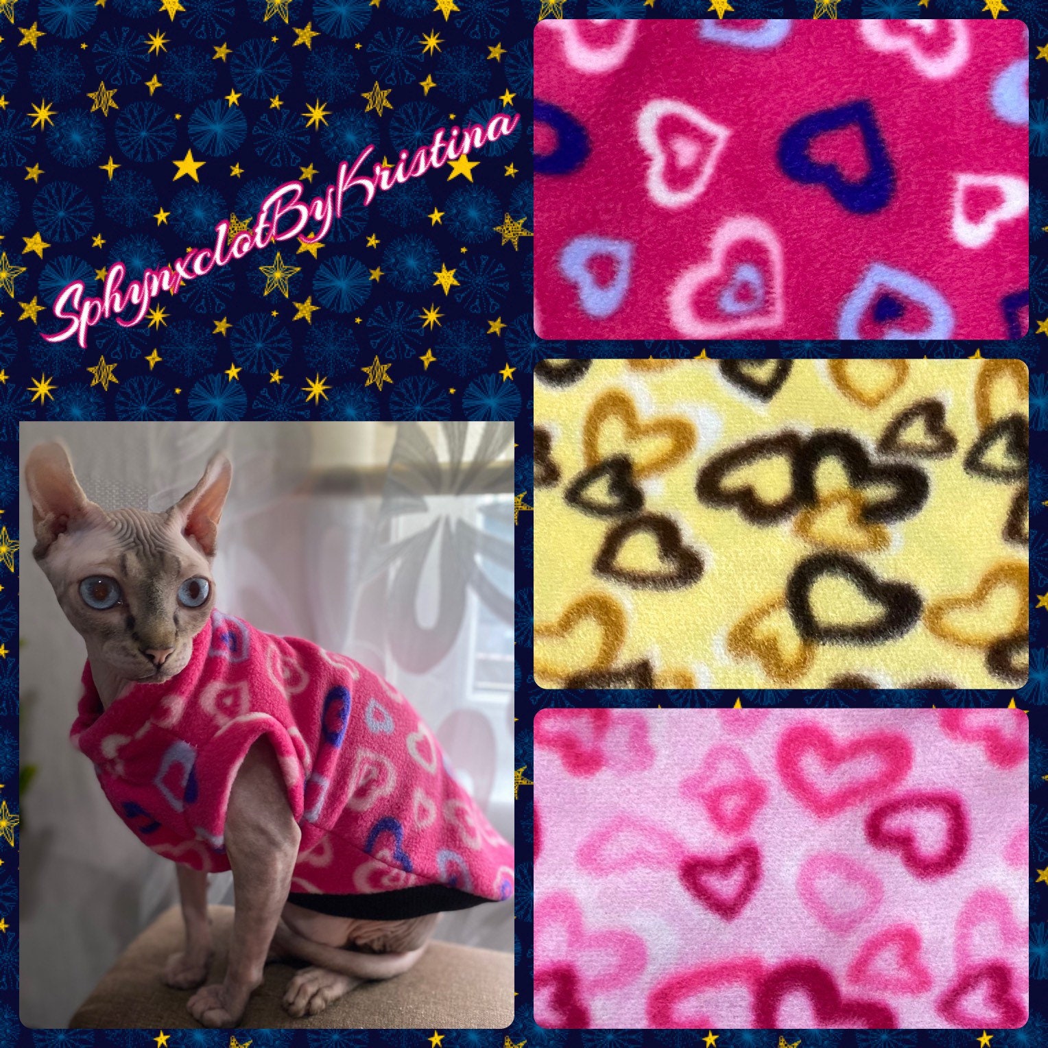 Sphynx Cat Clothes Bambino Sphynx Clothes Fleece Fabric - Etsy