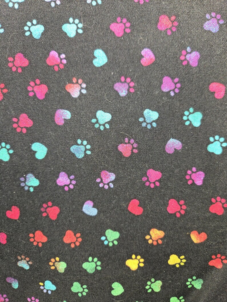 Bright Paw Print Custom Made Welding Hats and Scrub Hats - Etsy