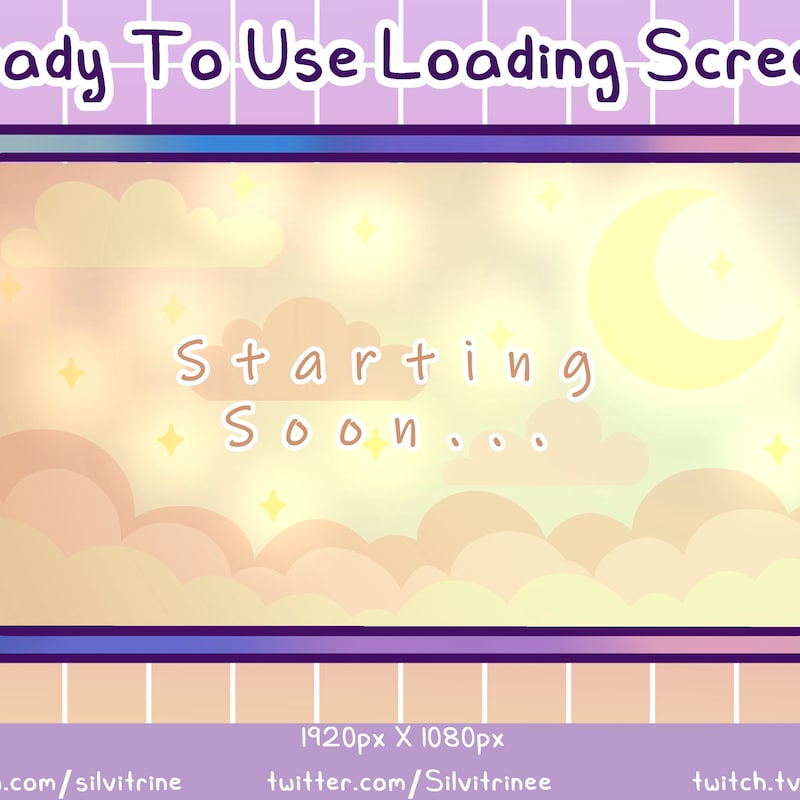 Stream Starting Soon - Etsy