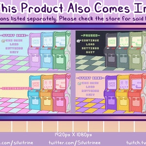 Animated Stream Starting Soon Screens 3 Purple Arcade Screens for ...