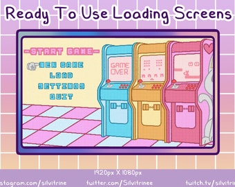 Retrowave Synthwave Animated Stream Screens for Twitch Youtube Live ...