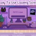 Animated Stream Starting Soon Screens 3 Purple Study Desk Screens for ...