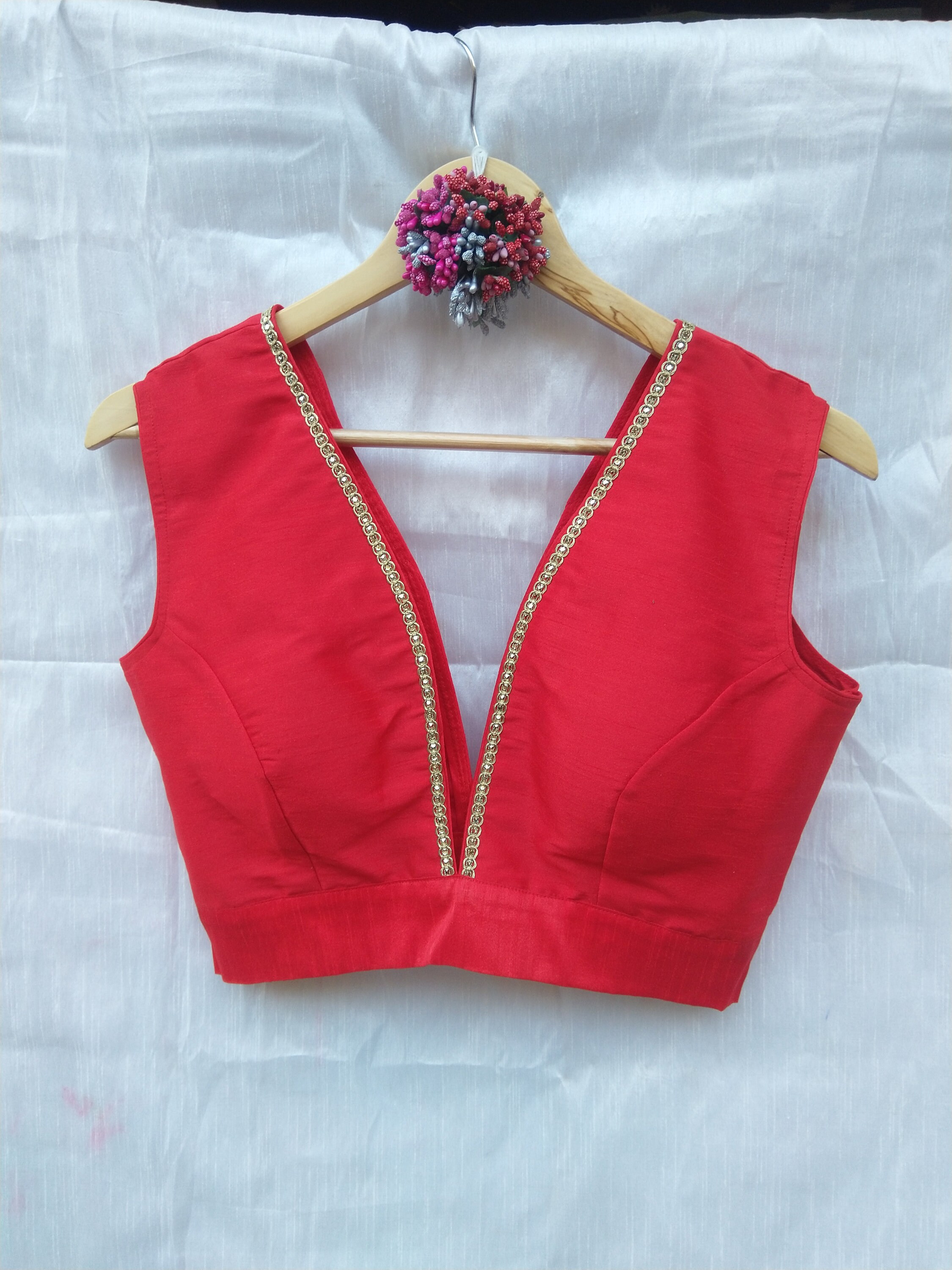 Women Hot Red Sari Blouse Indian Sari Blouse Sari Women - Etsy