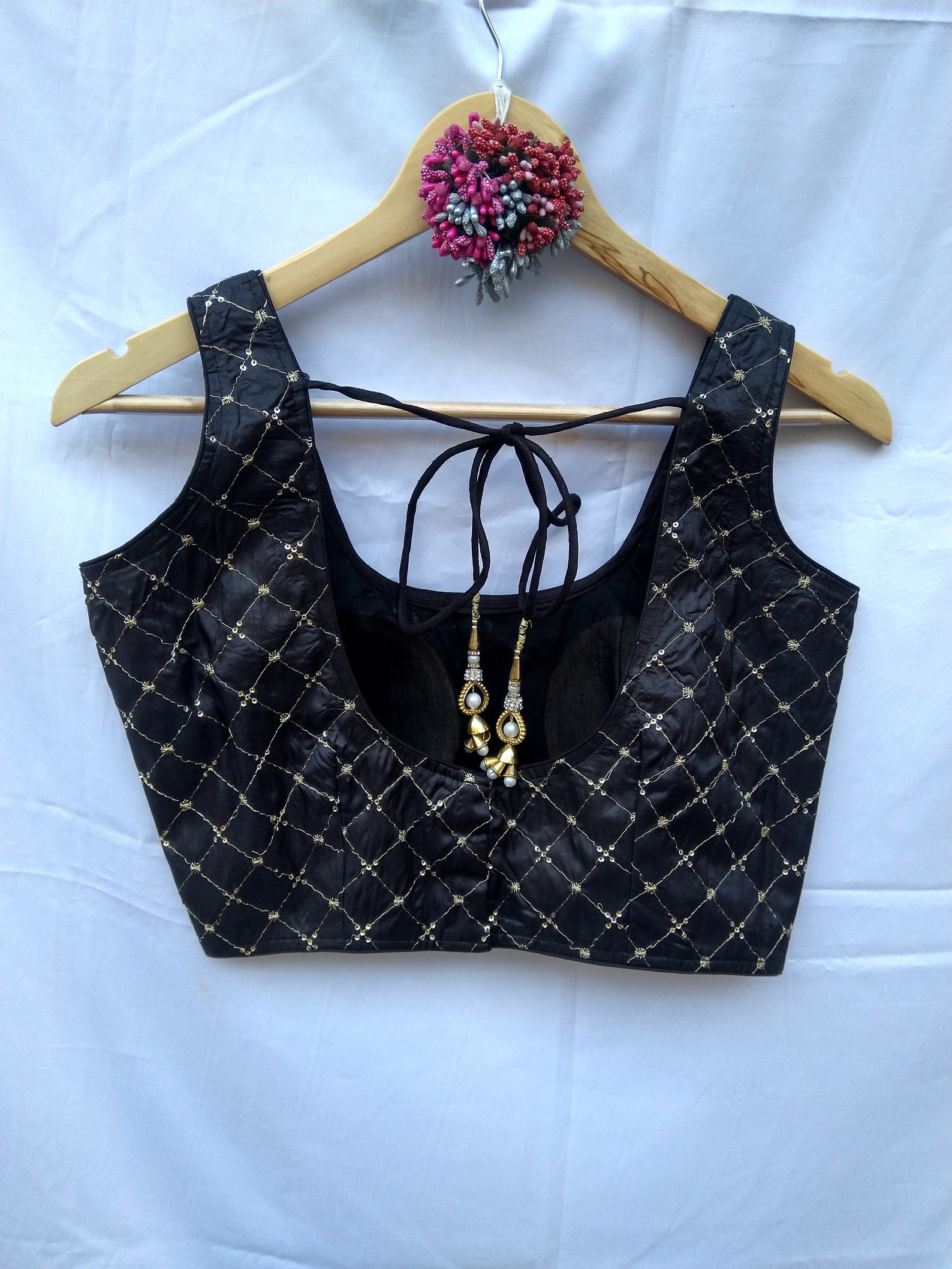 Black Saree Blouse Indian Sari Blouse Bollywood Sari Blouse - Etsy