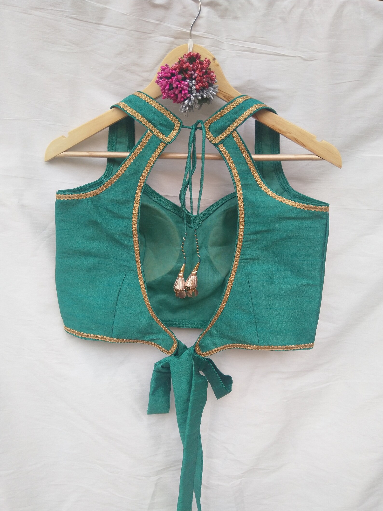 Beautiful Sari Blouse Indian Sari Blouse Wedding Sari - Etsy