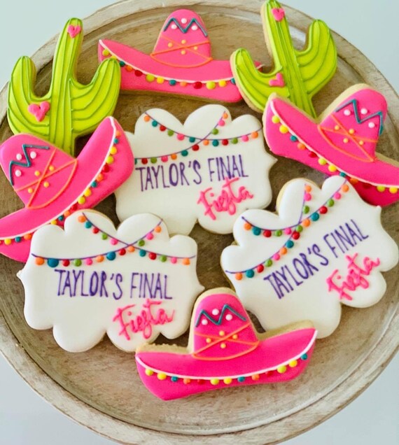 Fiesta Party Cookies | Etsy