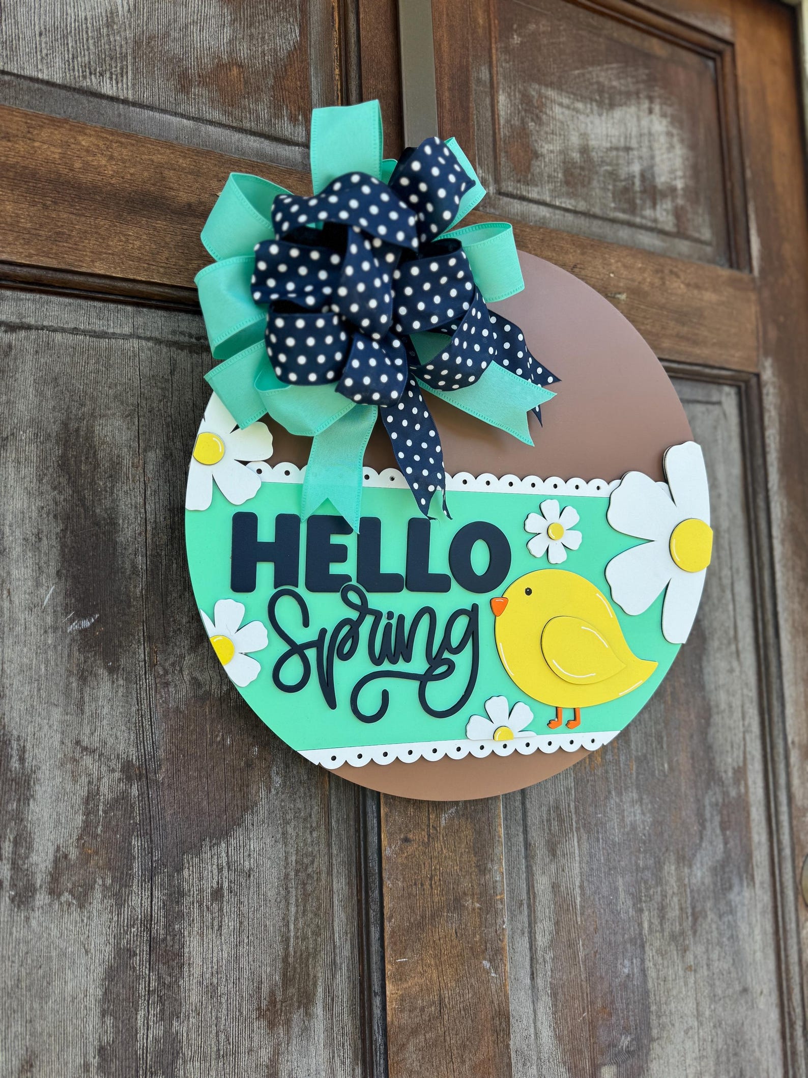 Hello Spring Bird Door Hanger, Hello Spring Door Hanger, Spring Door ...