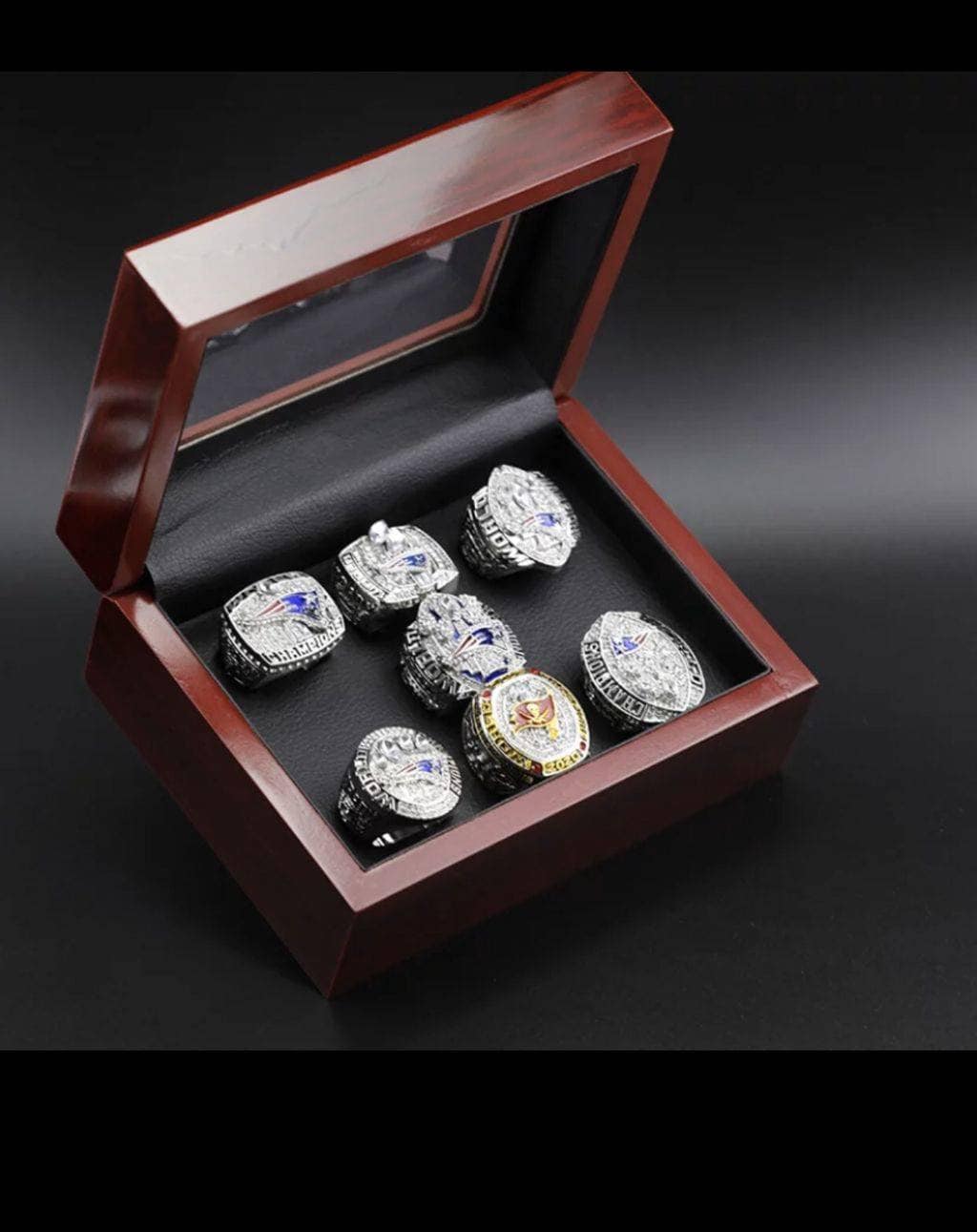 Tom Brady 7 Ring Super Bowl Championship Ring Set Tampa Bay Etsy