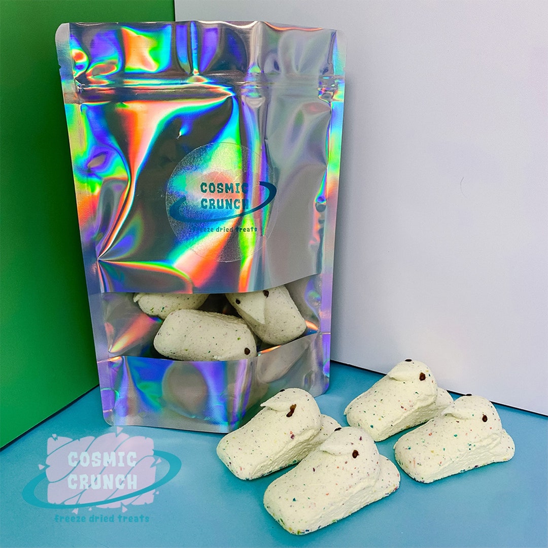 Freeze Dried Birthday Cake Marshmallows Cosmic Crunch Astronaut Food ...