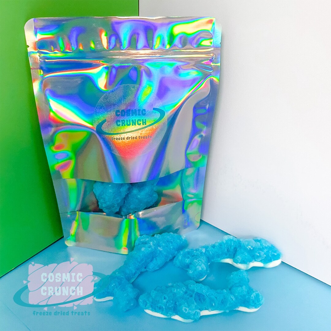 Freeze Dried Gummy Blue Raspberry Dolphins Cosmic Crunch - Etsy