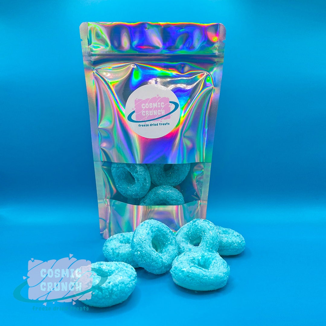 Freeze Dried Blue Raspberry Rings | Cosmic Crunch | Astronaut Food ...