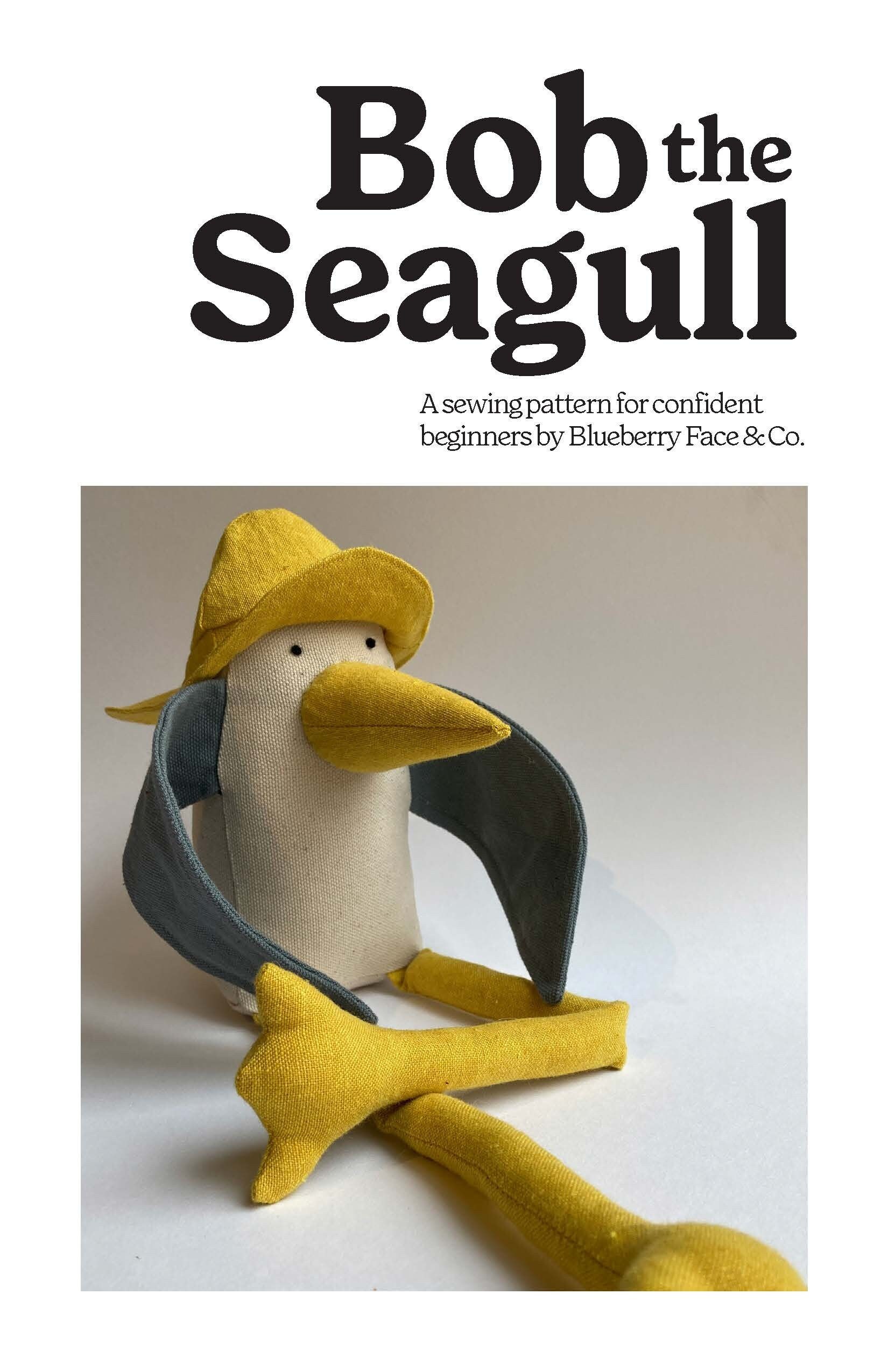 Bob the Seagull Sewing Pattern - PDF Download - Etsy