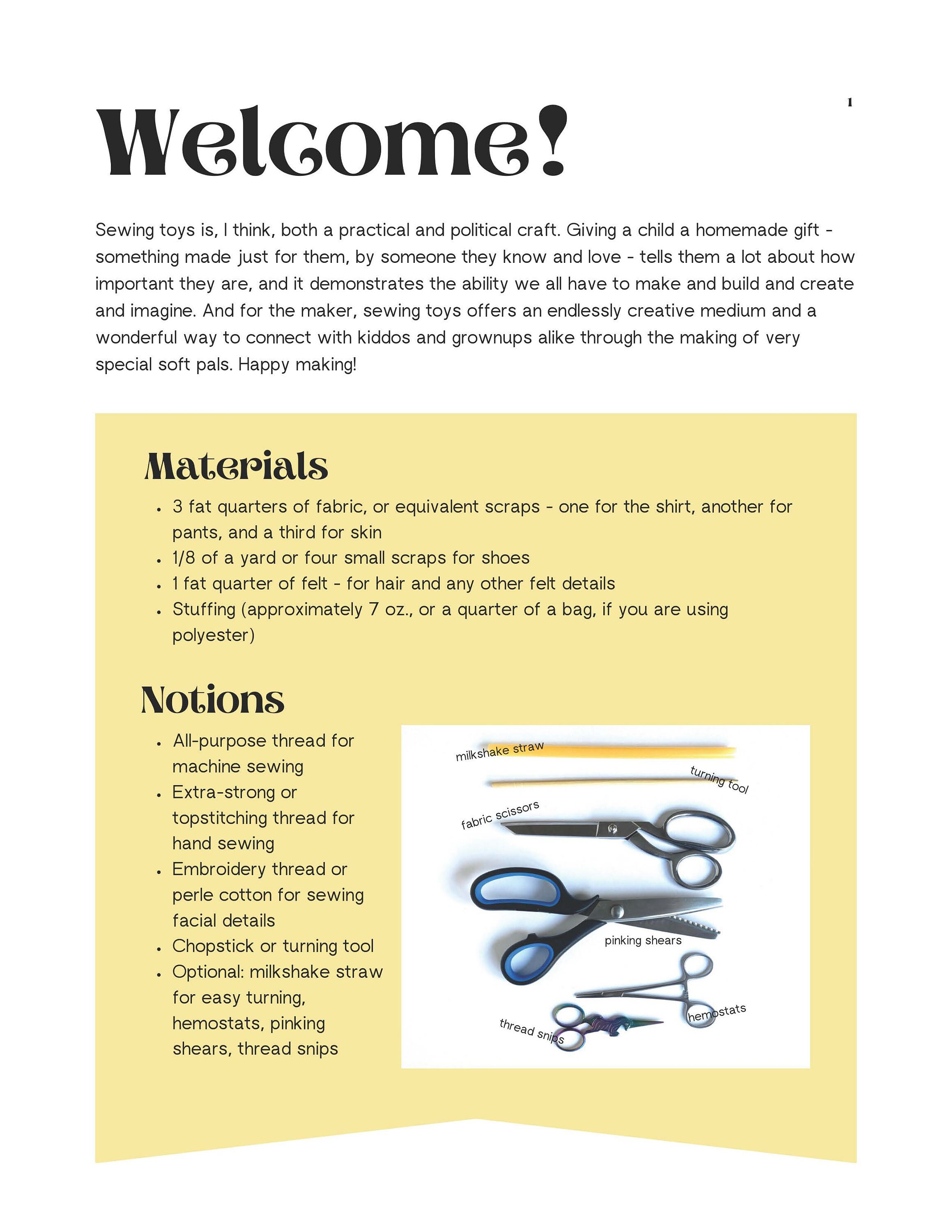 Blueberry Jam: A Modular Rag Doll Pattern From Blueberry Face & Co. - Etsy