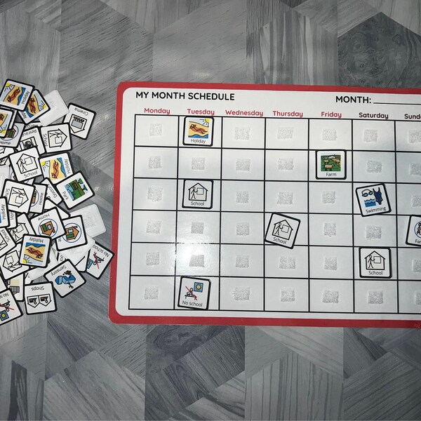 Visual Schedule - Etsy UK