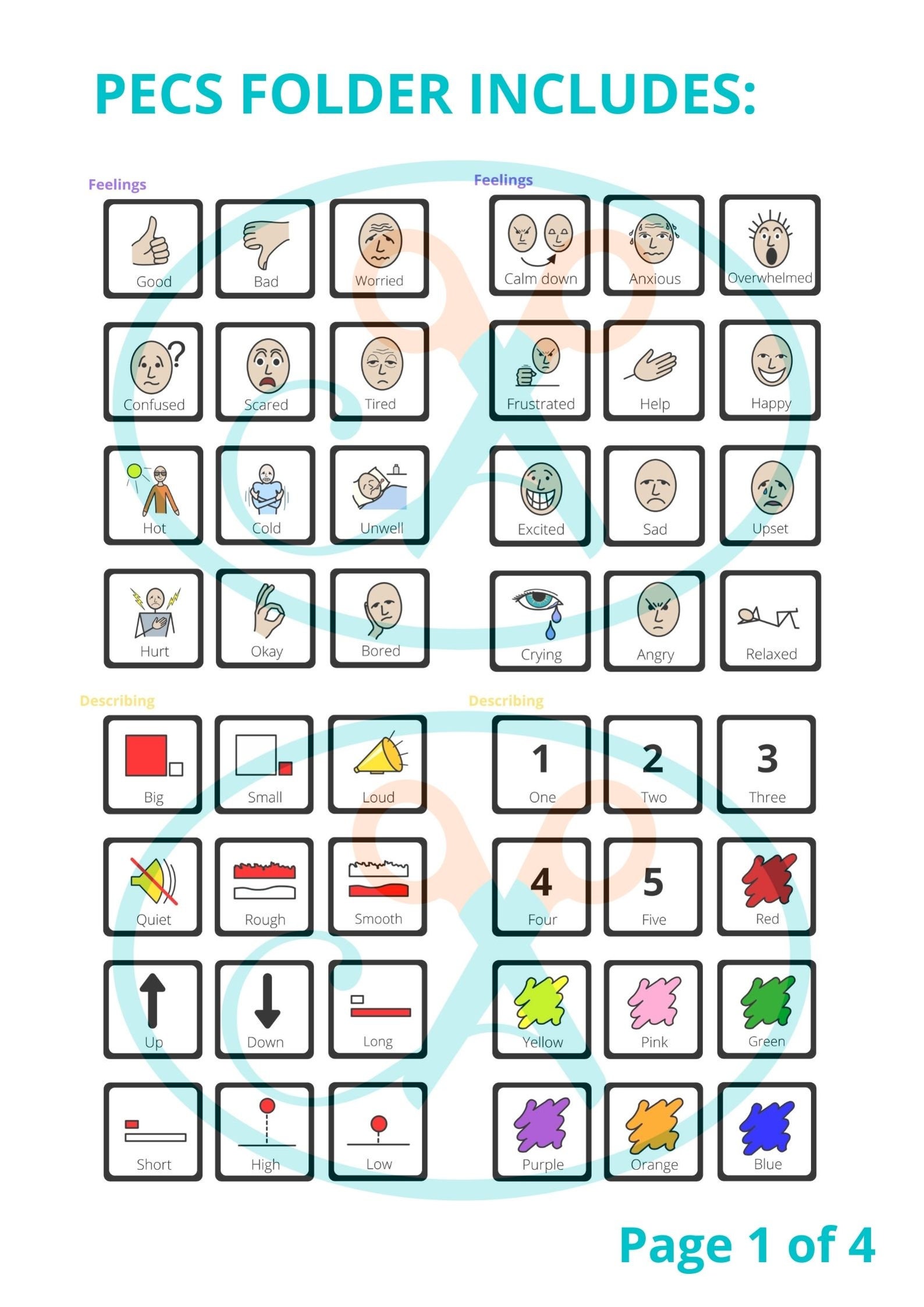 PECS Folder Book. A5. Symbols. Widget. Schedule. Special | Etsy