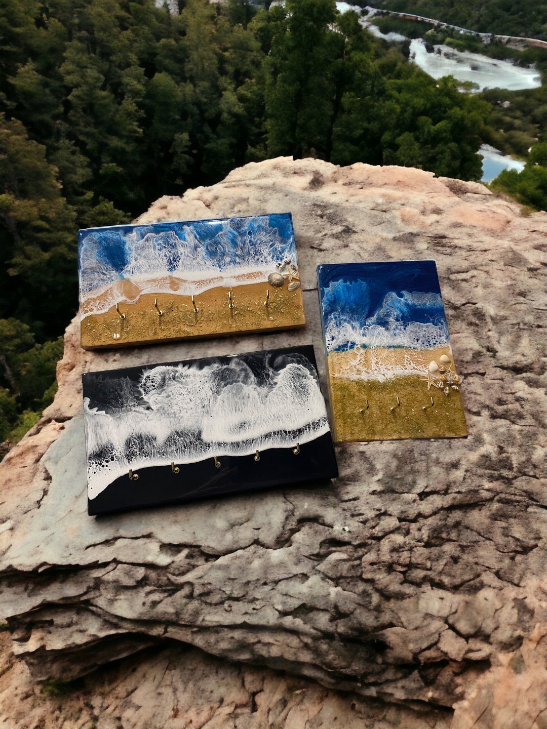 Resin Key Holder - Etsy