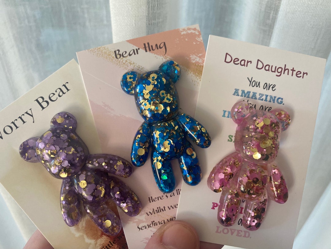 Pocket Bear Hug, Worry Bear, Glow in the Dark Teddy, Back to School ...