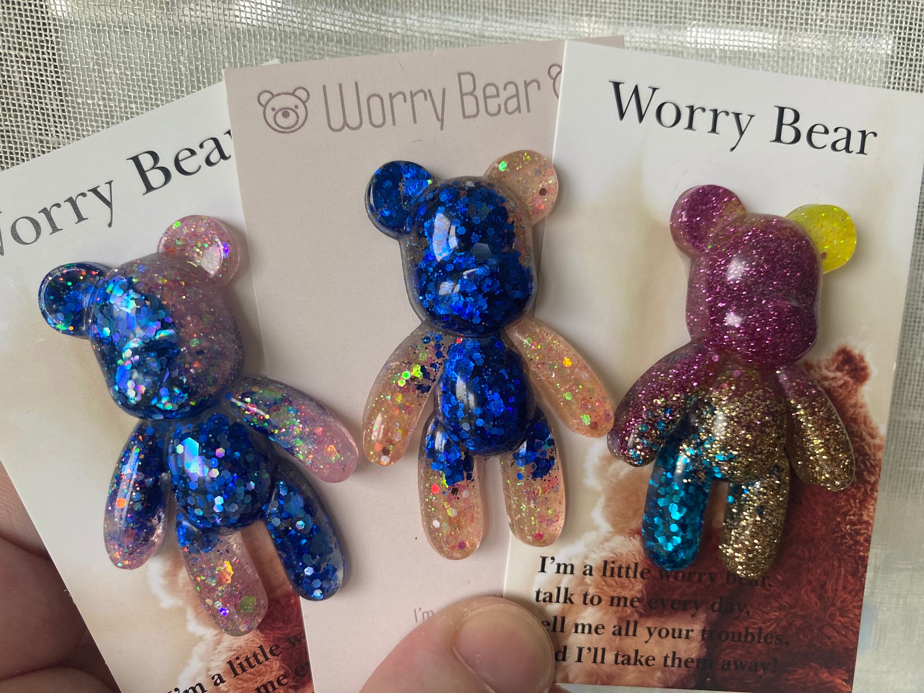 Worry Bears, Friendship Gifts, Anxiety Relief, School Gift - Etsy Canada