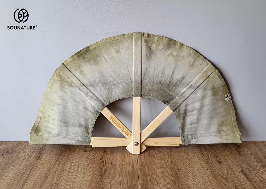Sauna Fan MINI PREMIUM, Smoke Dession, Hand Wood Fan, Aufguss Fan ...