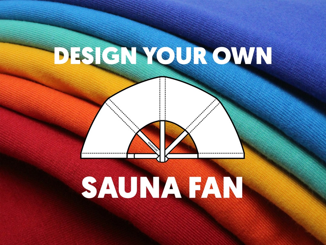 Design Your Own Sauna Fan | Custom Color Aufguss Tool | Personalized ...