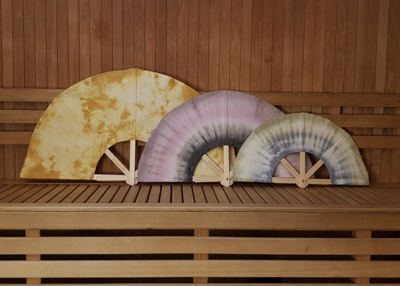 Mini Sauna Fan, Smoke Session, Hand Wood Fan, Aufguss Fan, Saunamaster ...