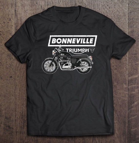 Vintage Triumph Bonneville T120 Motorcycle T Shirt Etsy