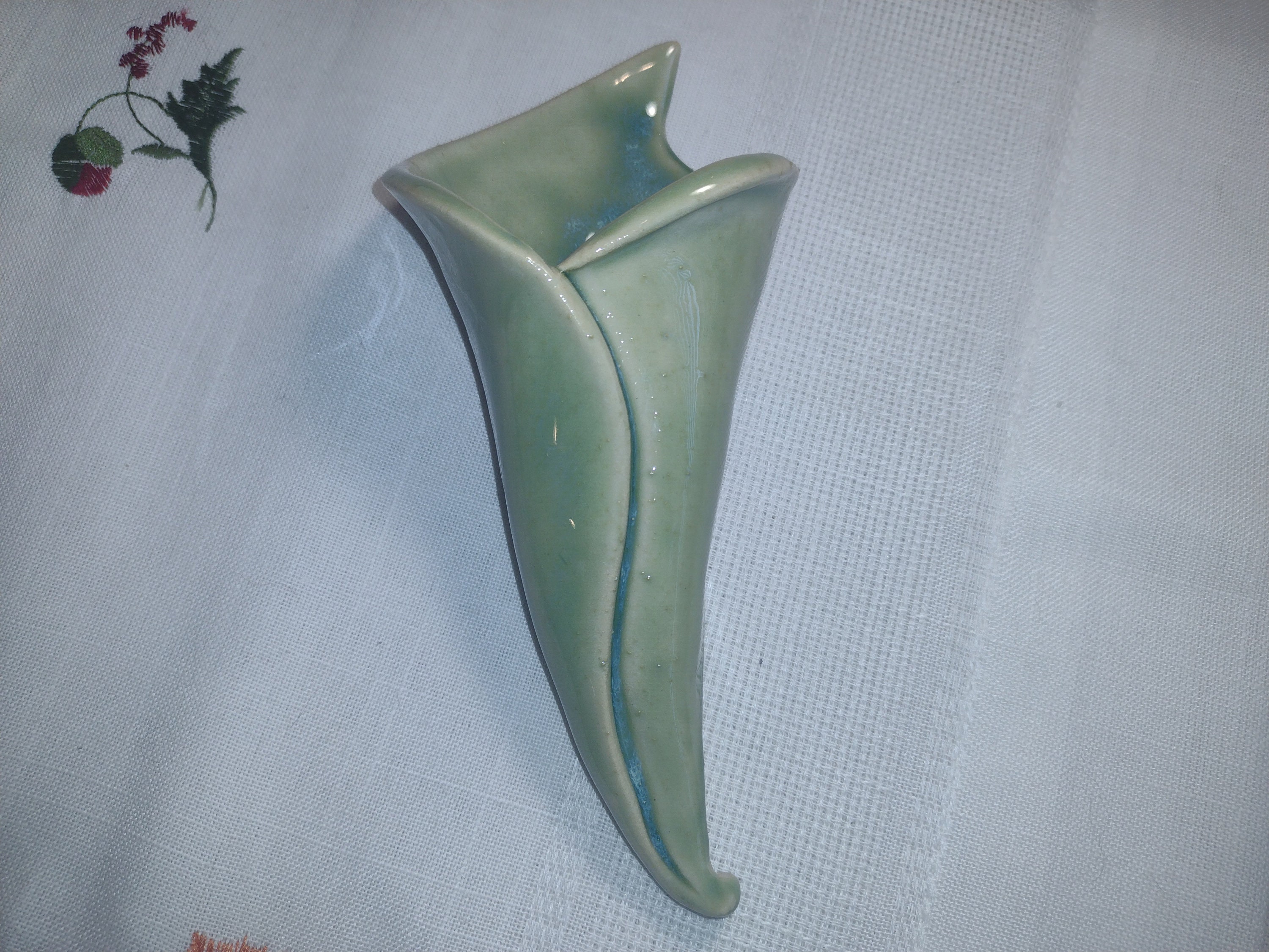 Ceramic Wall Pocket Ceramic Wall Vase Ceramic Wall Hanging - Etsy