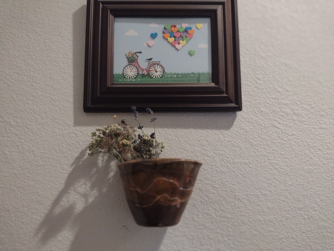 Ceramic Wall Pocket, Ceramic Wall Vase, Ceramic Wall Hanging, Ceramic ...