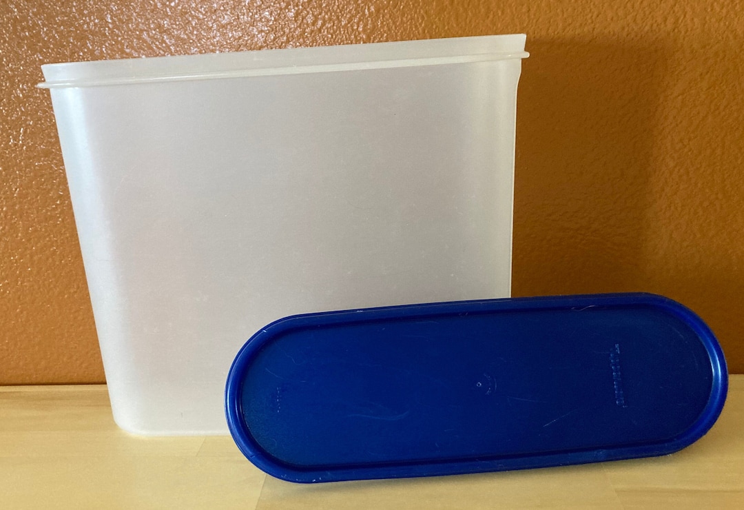 Vintage Tupperware Modular Mates Oval Large 3.9 Liter Clear Container ...
