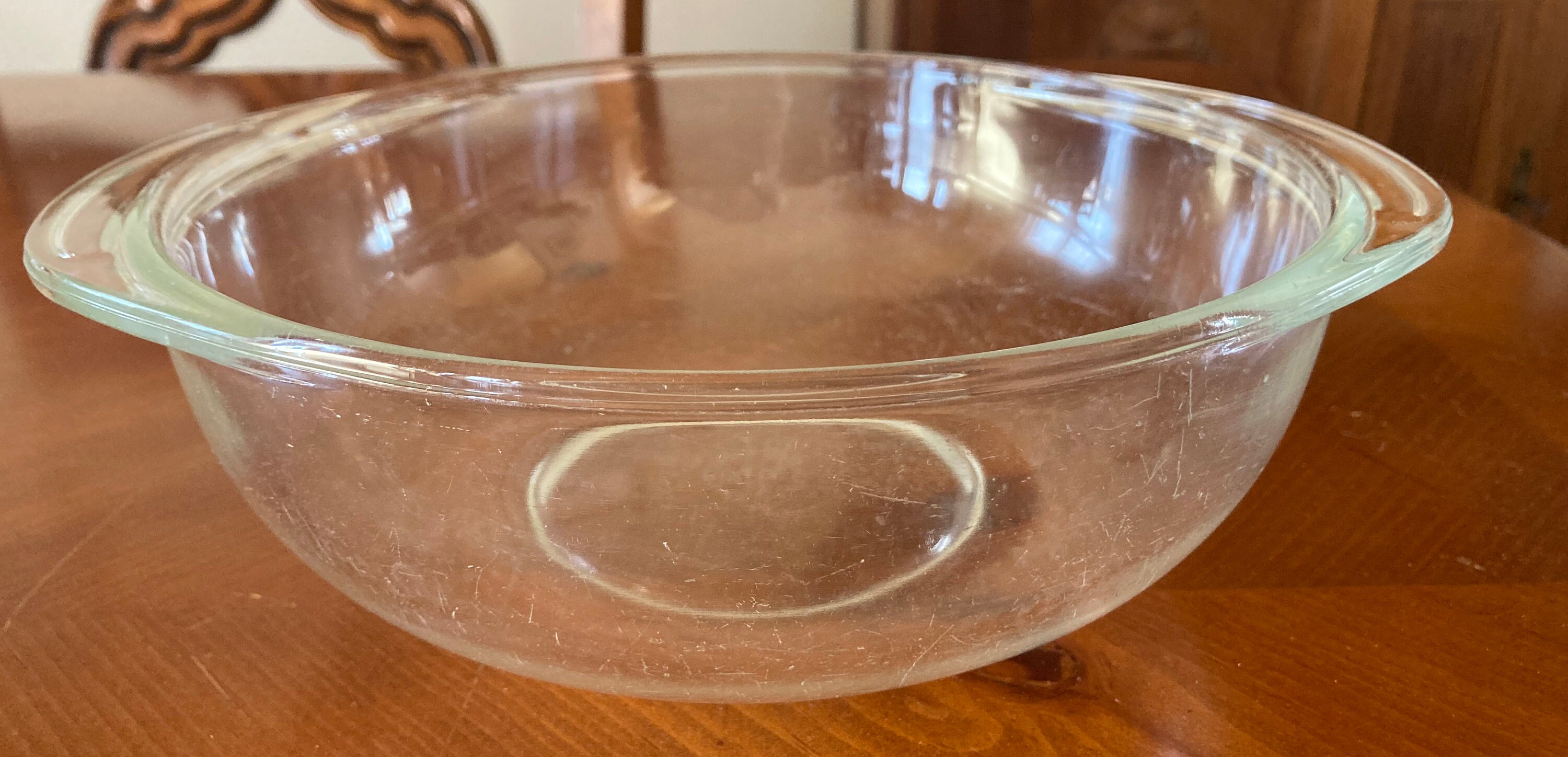 Vintage Pyrex Clear Glass Round 1.5 Quart Casserole Dish 023 - Etsy