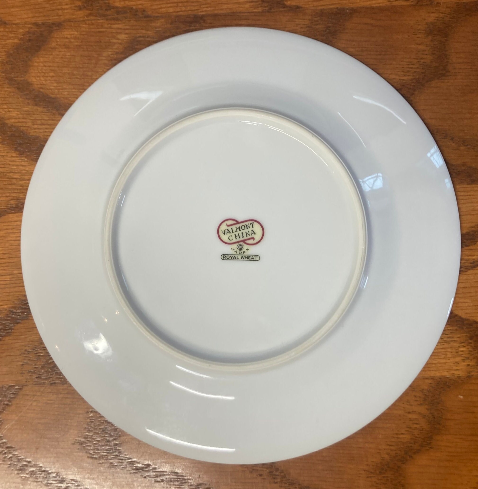 Vintage Valmont China Royal Wheat 6.5" Bread and Butter Plate Made in ...