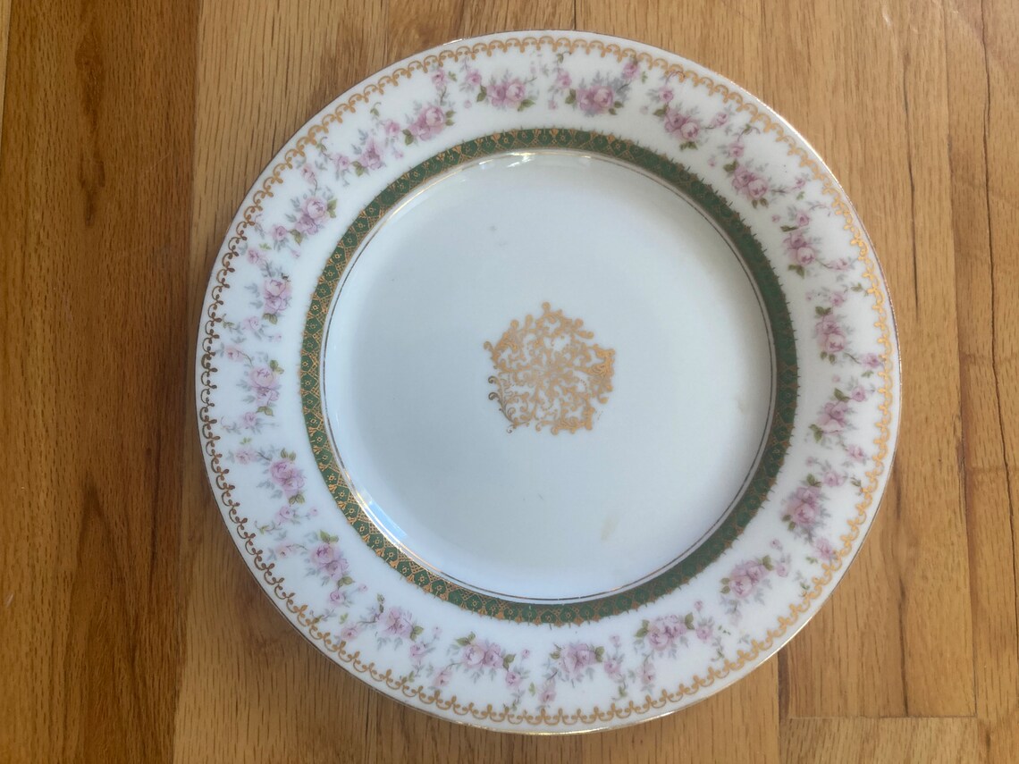 Vintage Impérial Crown China Austria Salad Plate - Etsy
