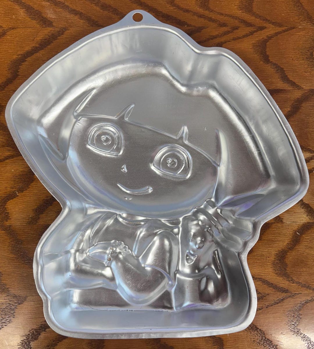 Vintage Wilton Dora the Explorer 12" by 11" by 2" Aluminum Cake Pan ...