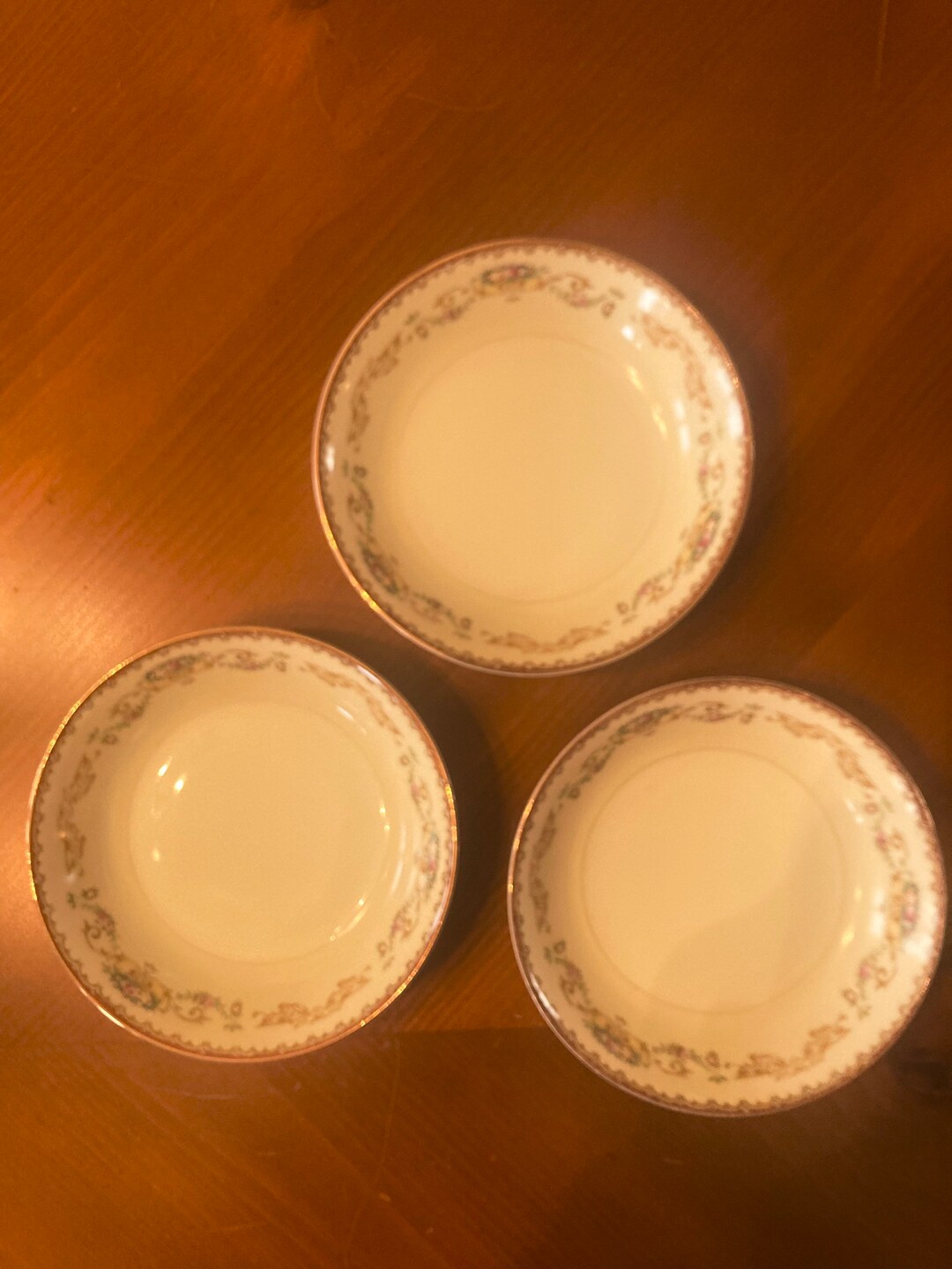 Set of 3 Vintage Meito China Dessert Bowls in Berkeley Pattern - Etsy