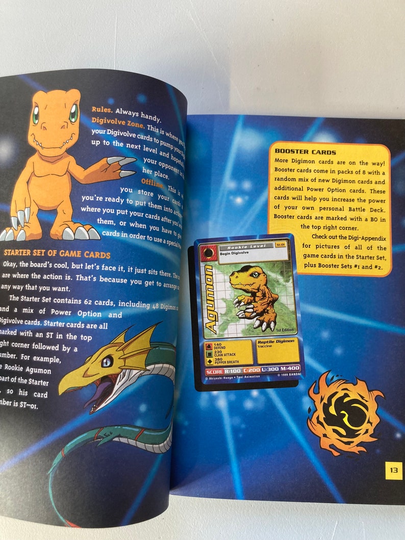 2000 Digimon Digital Monsters Official Game Guide Book - Etsy