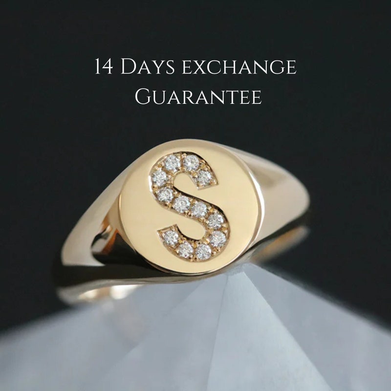 Alphabet Finger Ring - Etsy