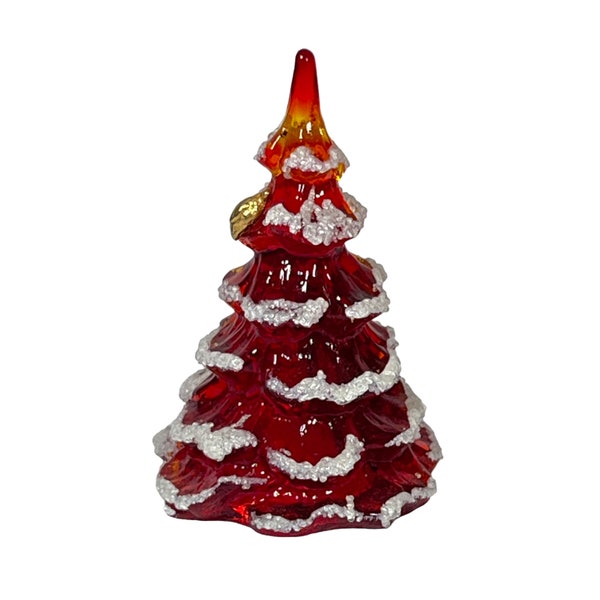 Christmas Red Vintage Glass Fenton Etsy
